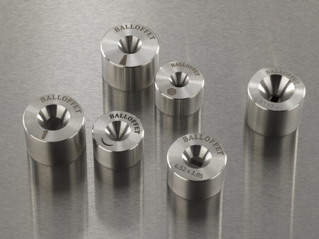 Filière diamant formes fils tolérance, rayon, µ plat Méplat